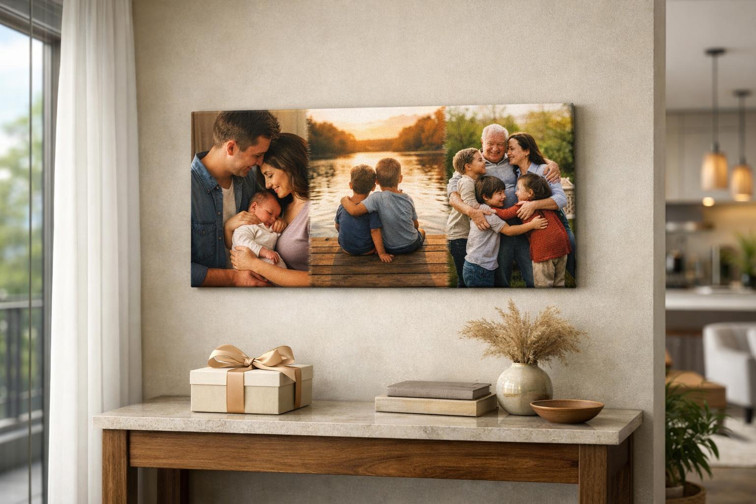 Create Your Family Timeline on Canvas | Canvas Craft Singapore